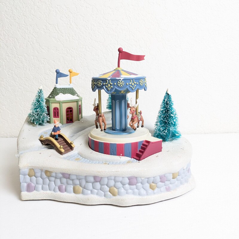 Vintage Fiber Optic Christmas Village - Etsy