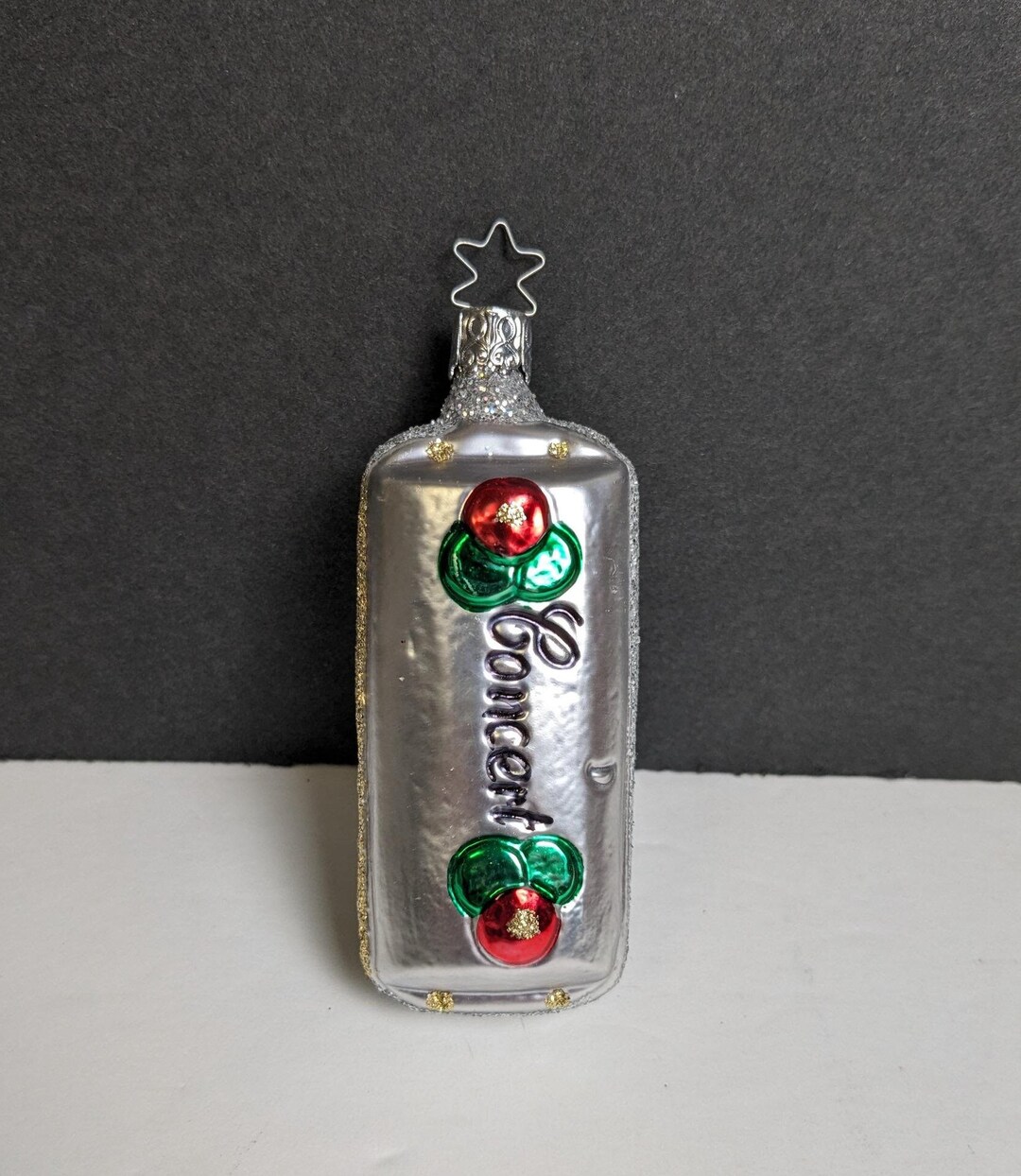 Vintage Inge Glas Concert Harmonica Glass Christmas Ornament - Retired ...