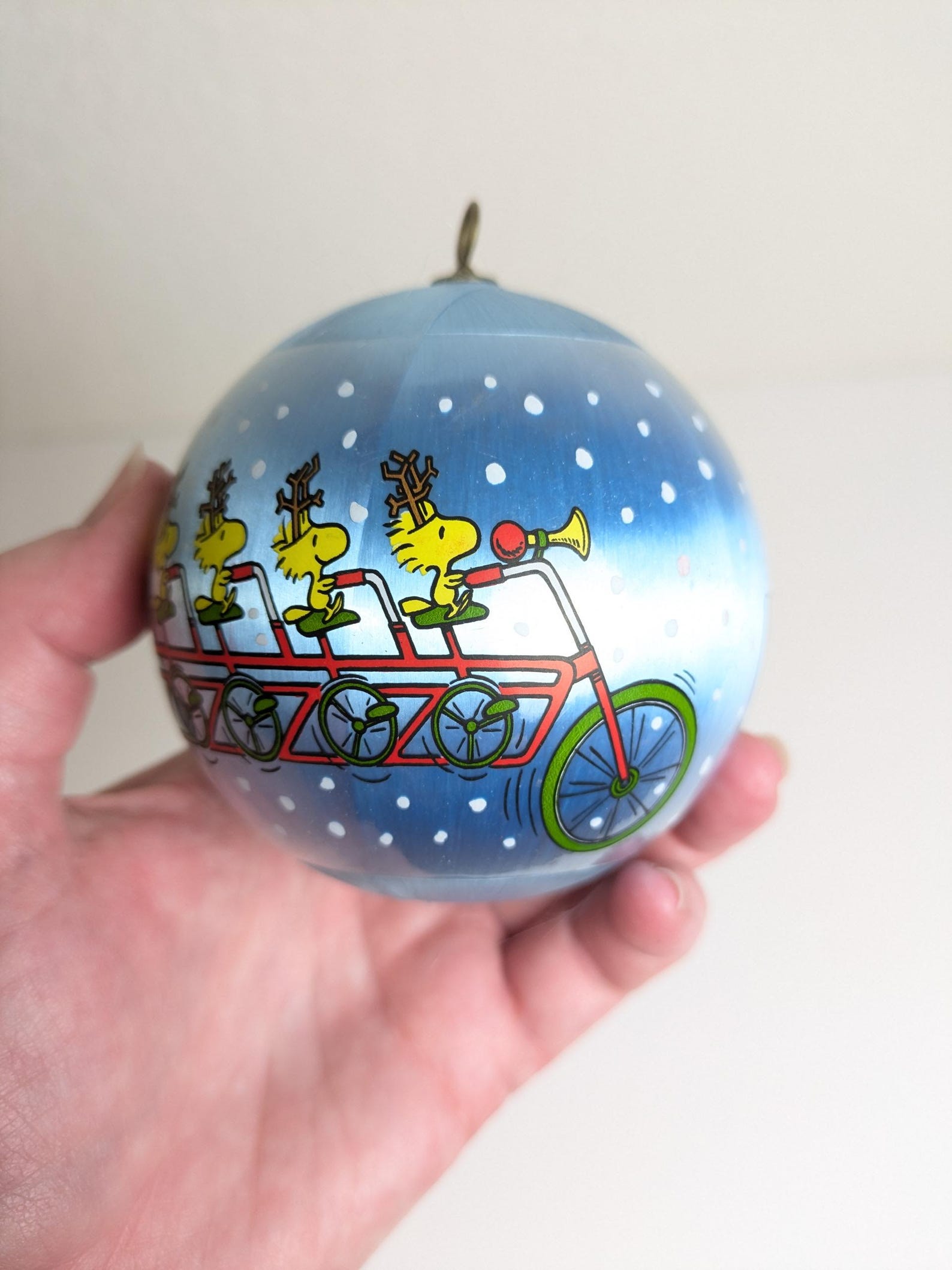 Vintage 1982 Hallmark Peanuts Snoopy Satin Christmas Ornament and 1983 ...