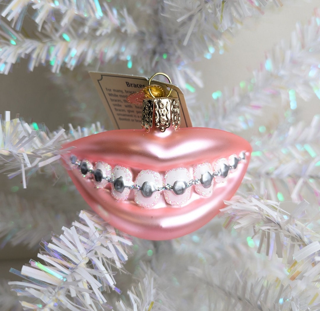 Braces Glass Old World Christmas Ornament - Etsy