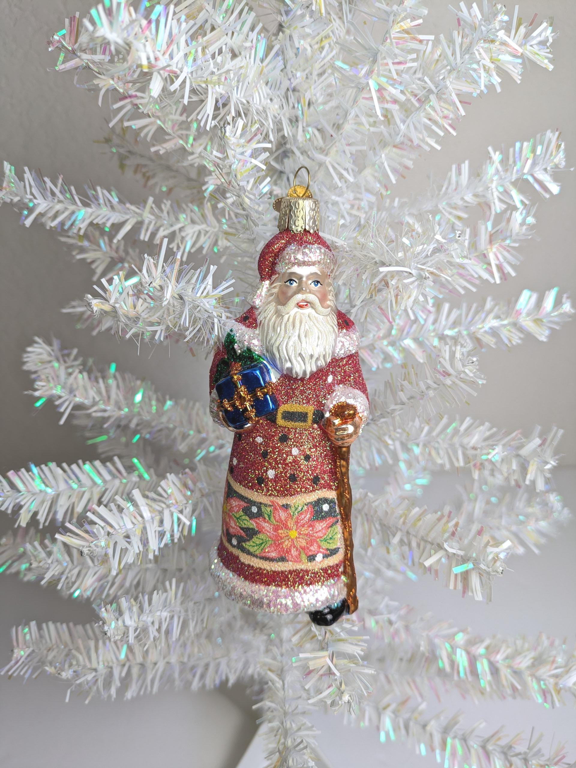 Father Christmas RARE Glass Old World Christmas Ornament, RETIRED Santa ...