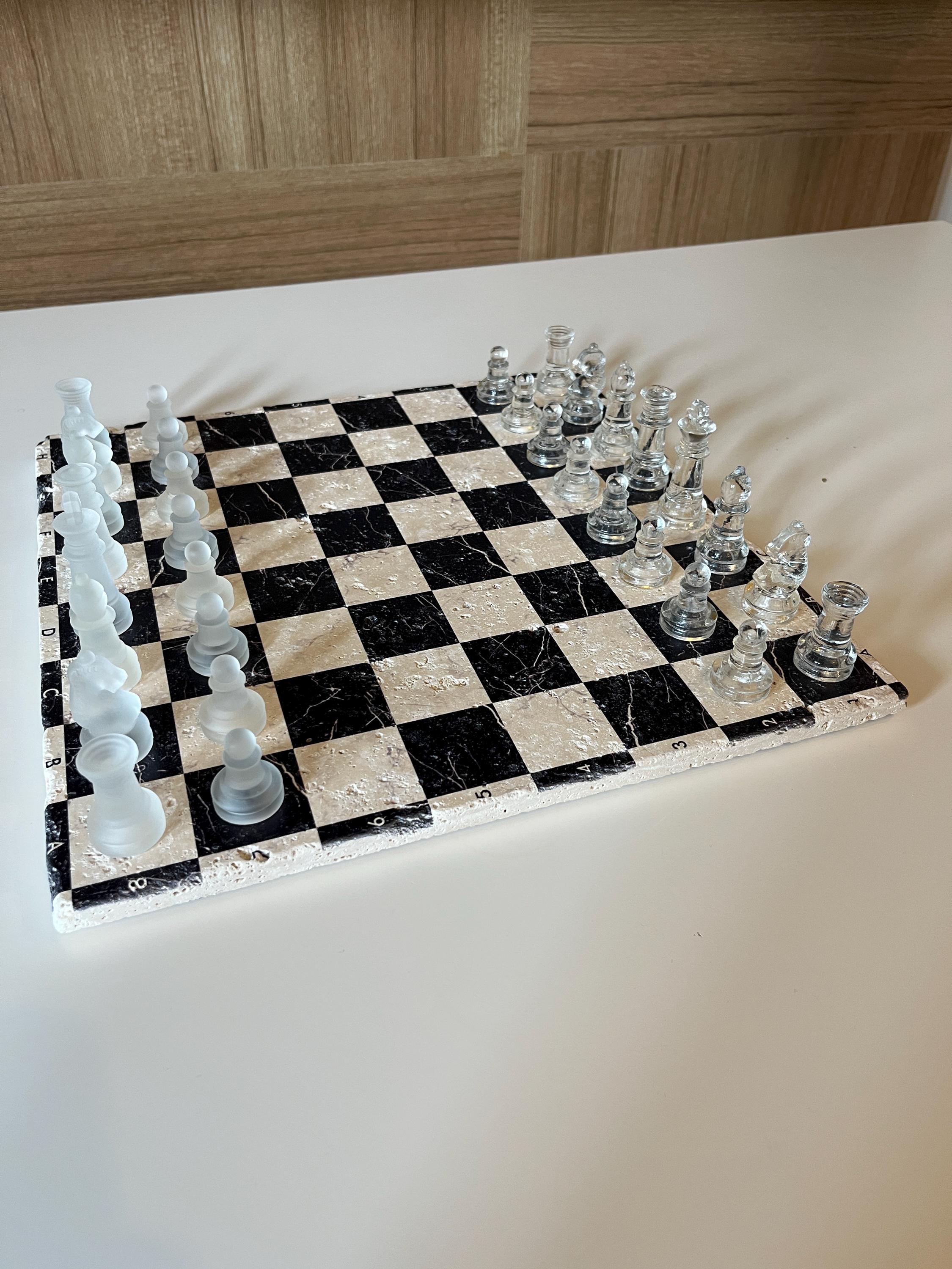 Luxury Chess Board Natural Stone Unique Design Free Shipping for Sale ...