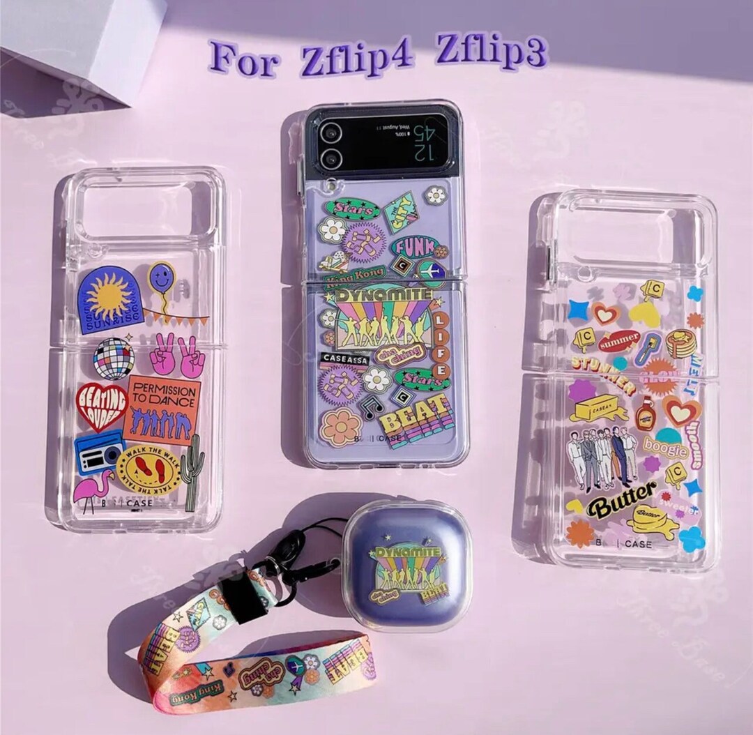 Buy BTS Phone Case Samsung Galaxy Zflip 5/3/3 Bts Dynamite Phonecase ...