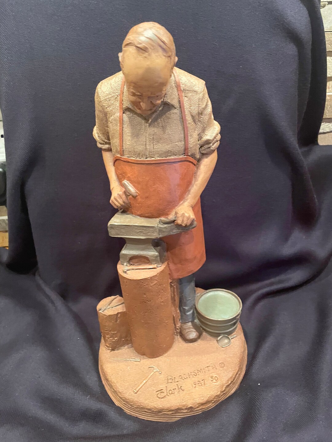 Tom Clark Blacksmith SIGNED True Builder Series - Etsy