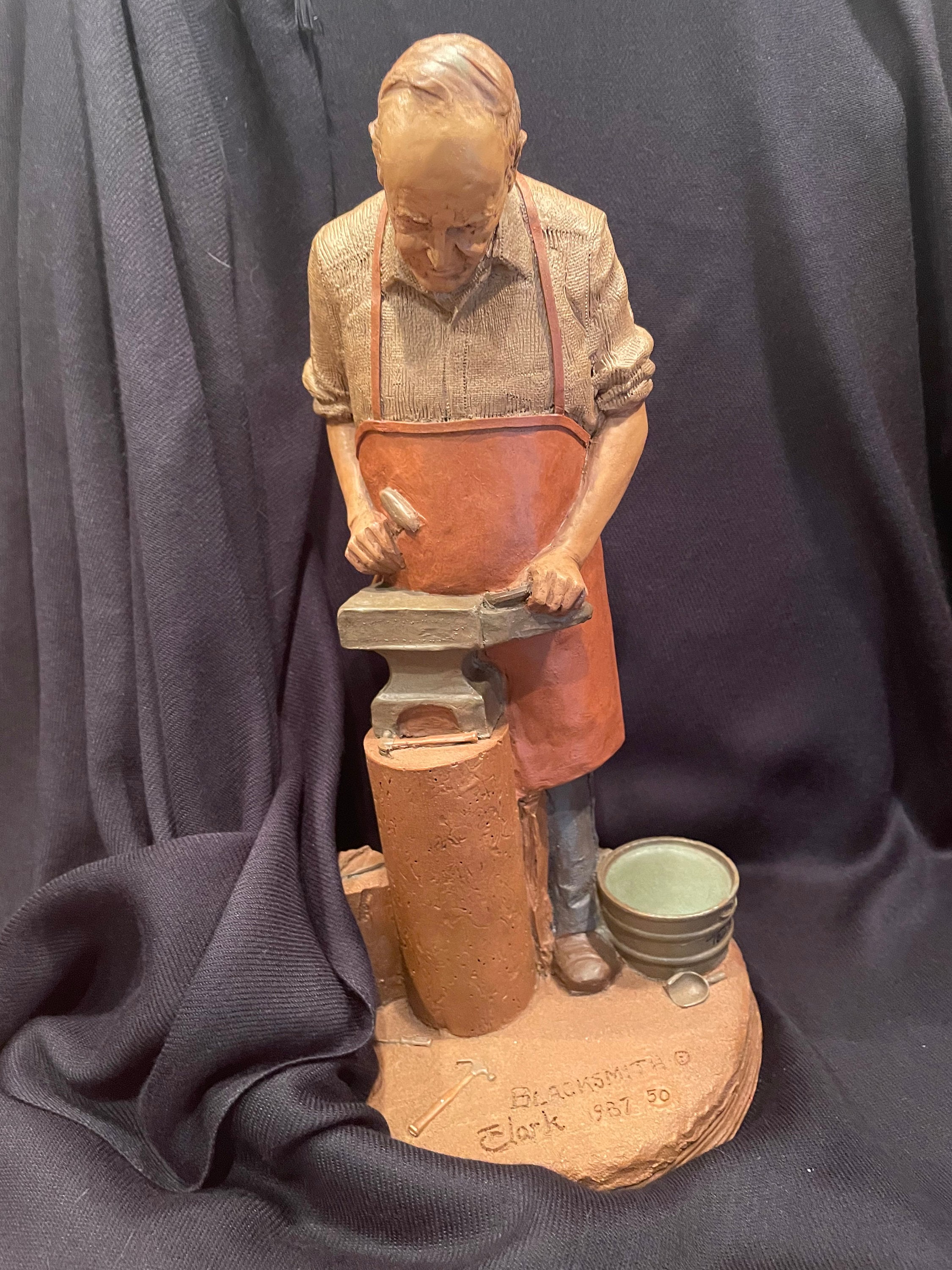 Tom Clark Blacksmith SIGNED True Builder Series - Etsy