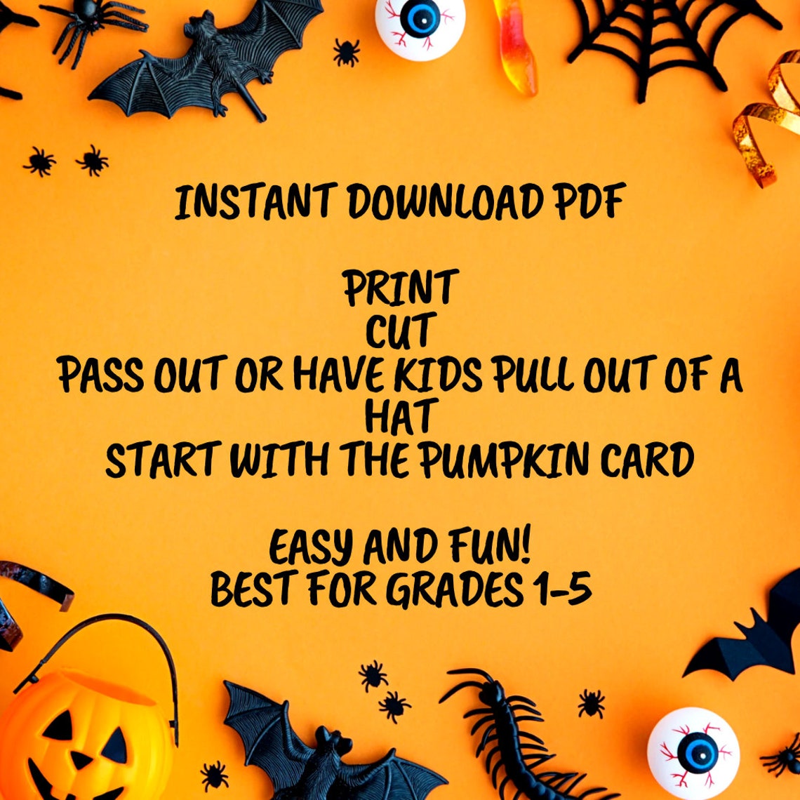 Halloween Game, I Have, Who Has Game, Halloween Party Game, Classroom ...