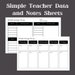 Classroom Data Collection Sheets/digital Record Keeping/student Data ...