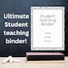Student Teacher Binder Template/new Teacher/education Major/student ...
