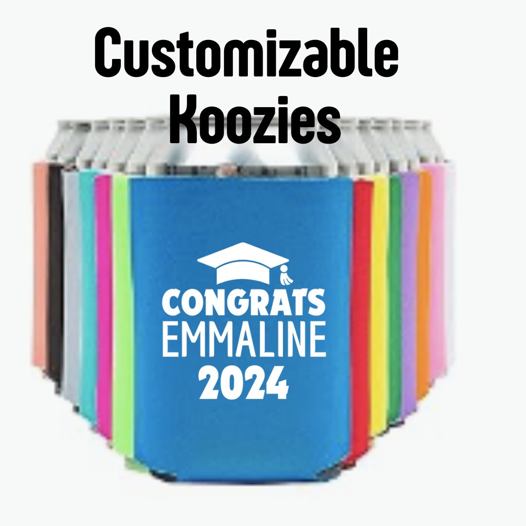Personalized College Graduation Can Cooler Graduation Party Favor ...