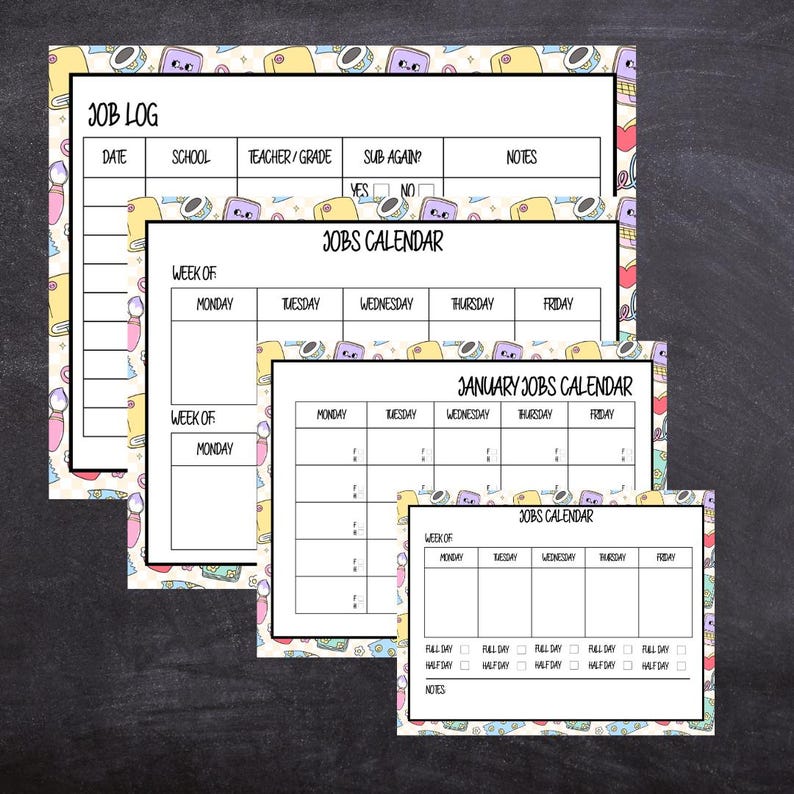 Substitute Teacher Binder Template/substitute Teacher/substitute ...