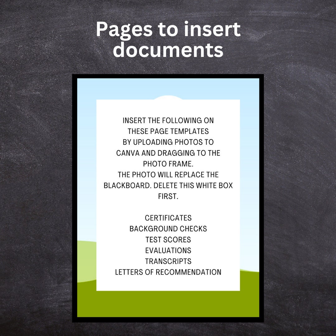 Student Teacher Portfolio Template/new Teacher/education Major/teacher ...