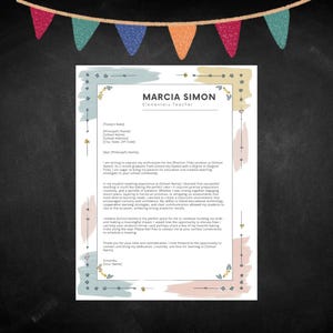 Teacher Resume Pack Template/new Teacher/education Major/teacher ...
