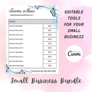 Craft Show Bundle, Craft Fair Template, Small Business Bundle, Price ...