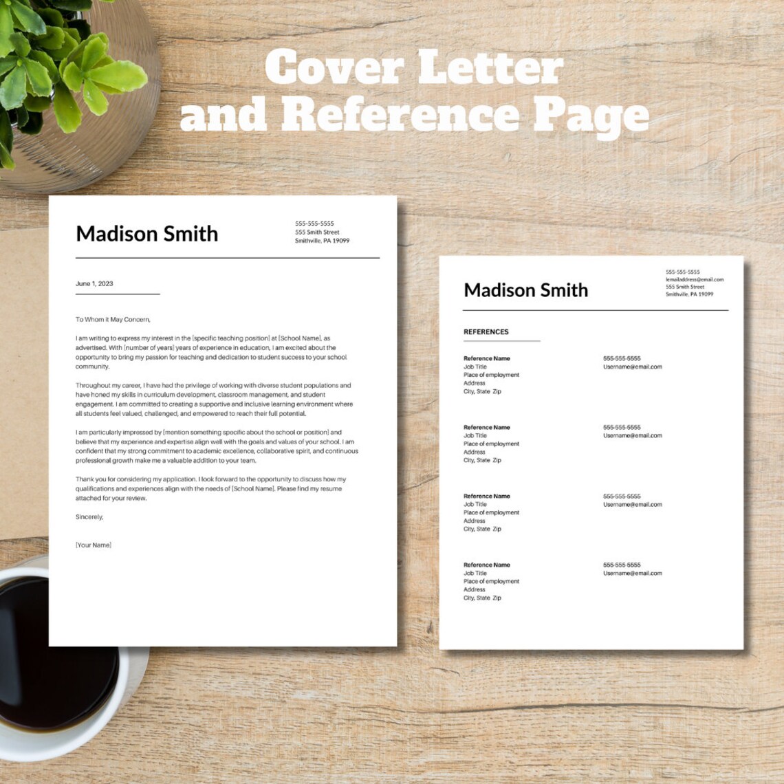 2024 Sidebar Design Resume, Teacher, Professional Resume Template ...