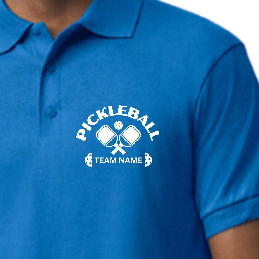 Pickleball Polo Shirt/pickleball Team Shirts/pickle Ball Apparel ...