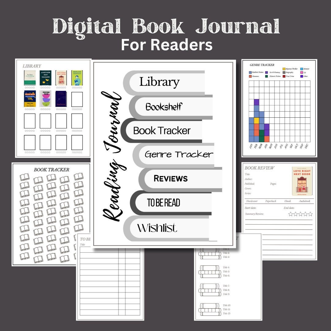 Super Simple Reading Journal/tracker/for Book Lovers/book Tracker ...