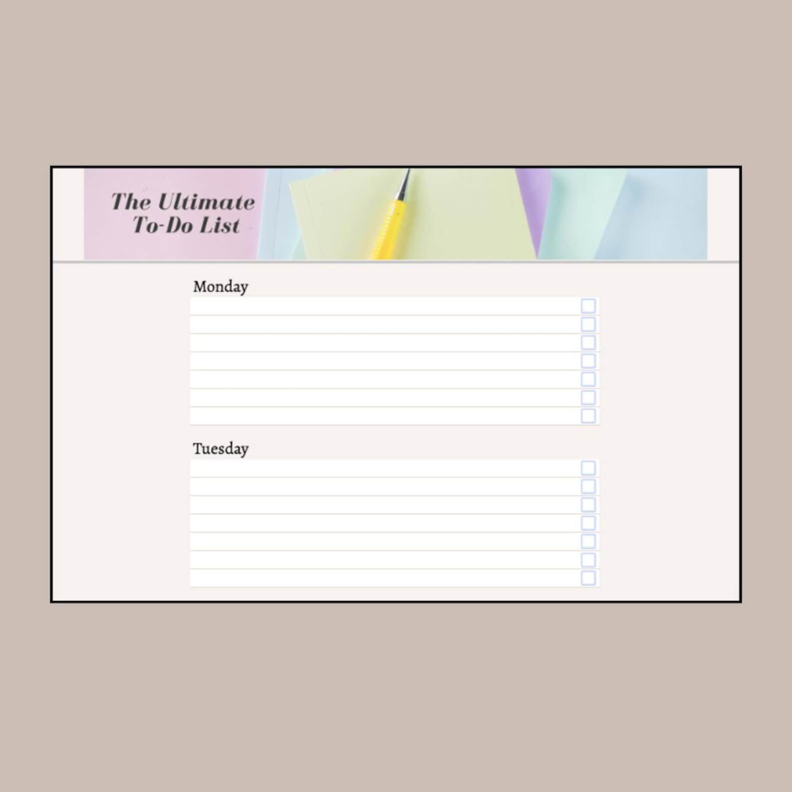Digital Teacher Planner Template | Google Sheets | Weekly Lesson ...
