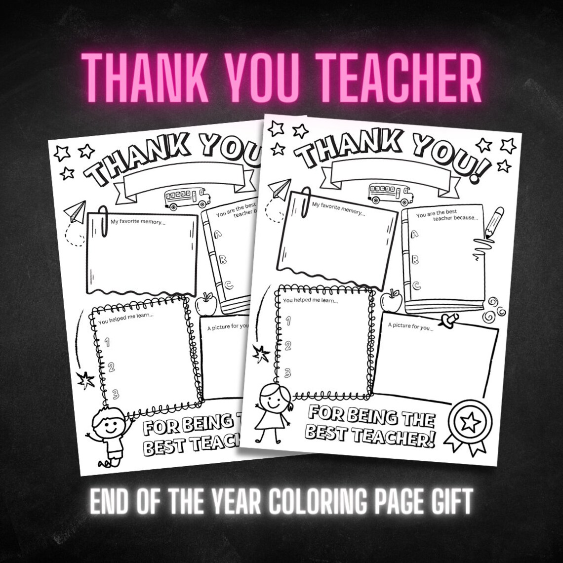 Teacher Appreciation Gift, Printable Teacher Appreciation Gift, School ...