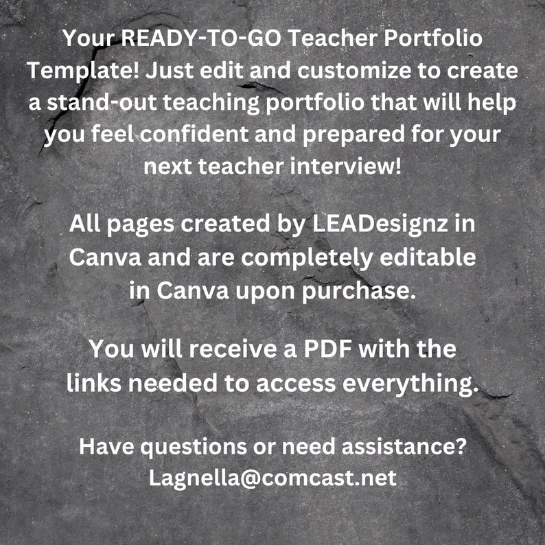 Student Teacher Portfolio Template/new Teacher/education Major/teacher ...