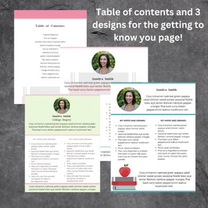 Student Teacher Portfolio Template/new Teacher/education Major/teacher ...