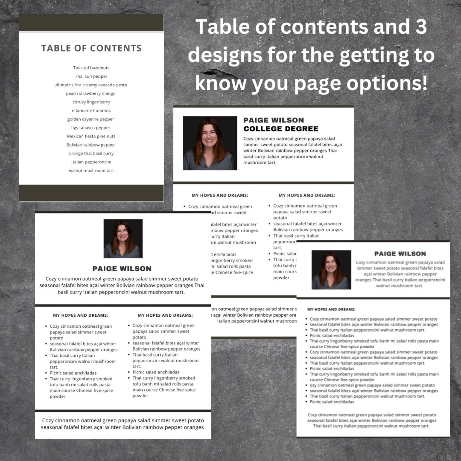 Student Teacher Portfolio Template/new Teacher/education Major/teacher ...
