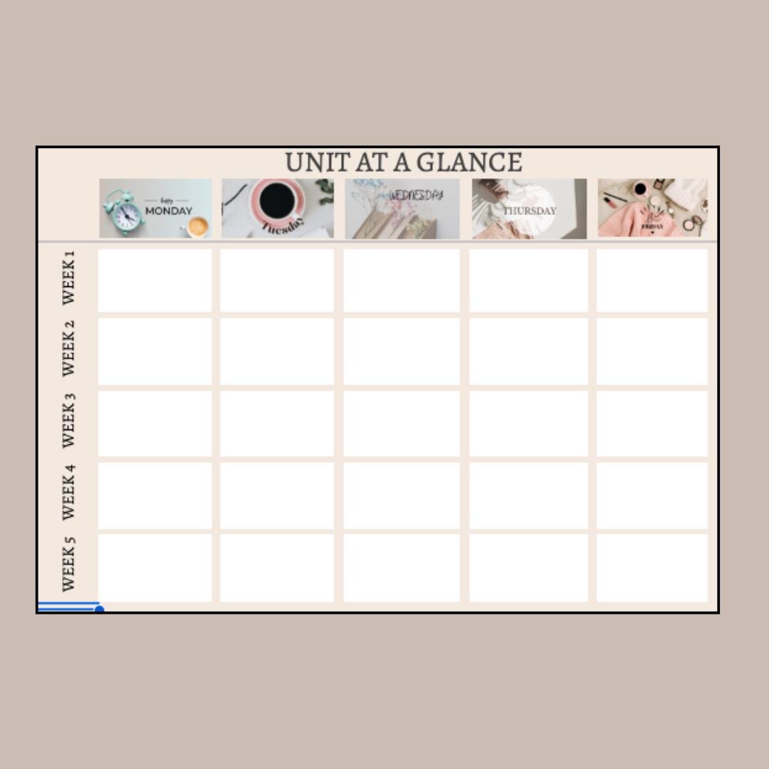 Digital Teacher Planner Template | Google Sheets | Weekly Lesson ...