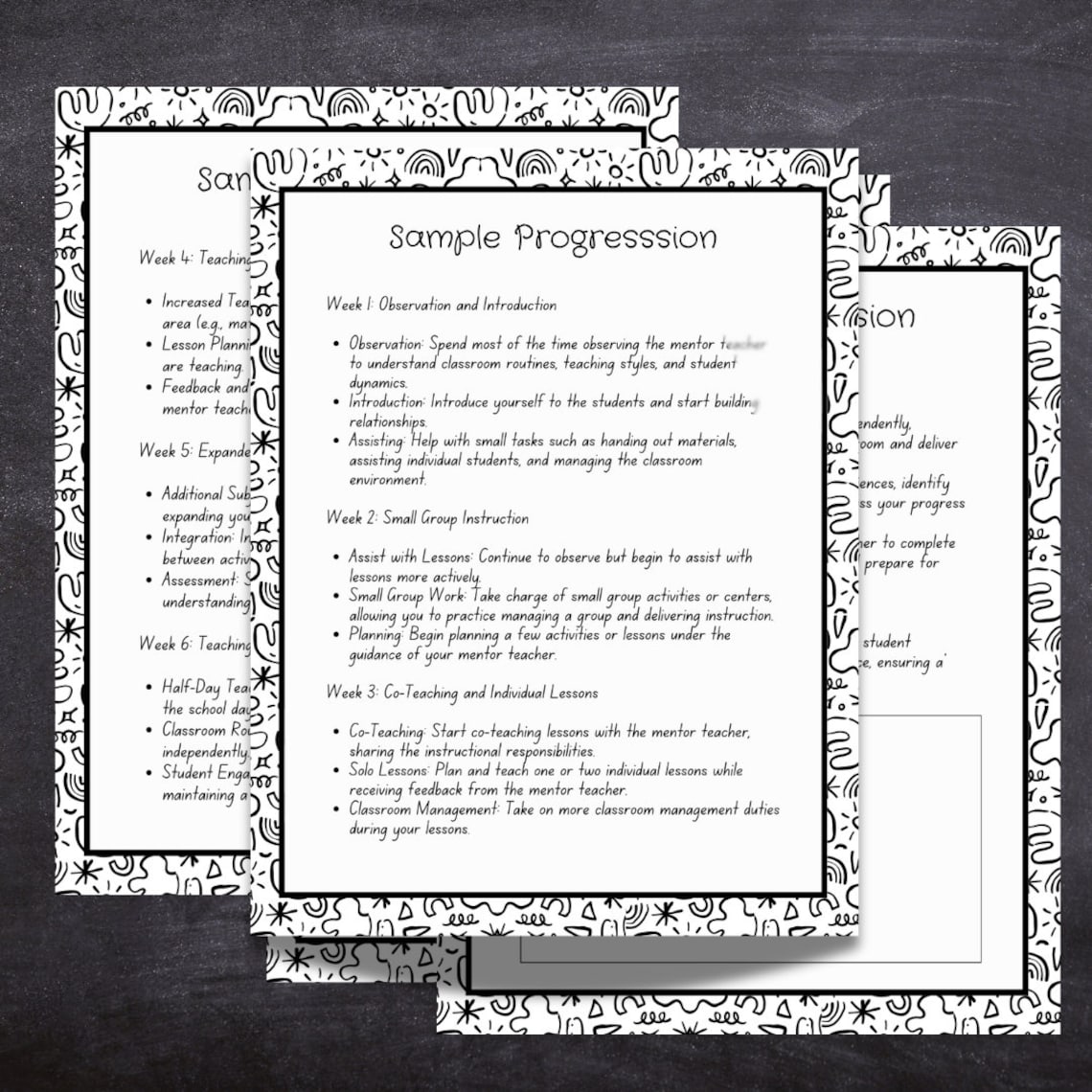 Student Teacher Binder Template/new Teacher/education Major/student ...