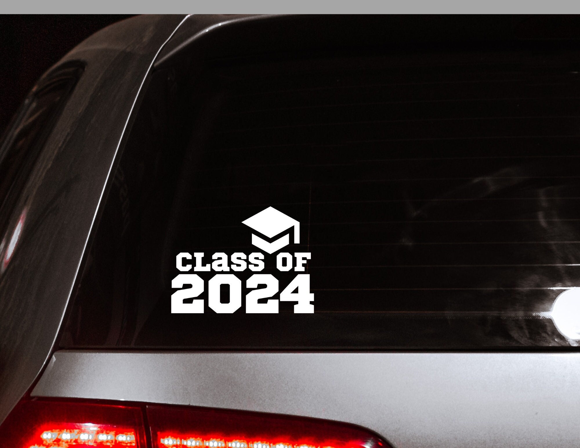 Class of 2024 Car Decal/graduation Decal/proud Parent Decal/graduate ...