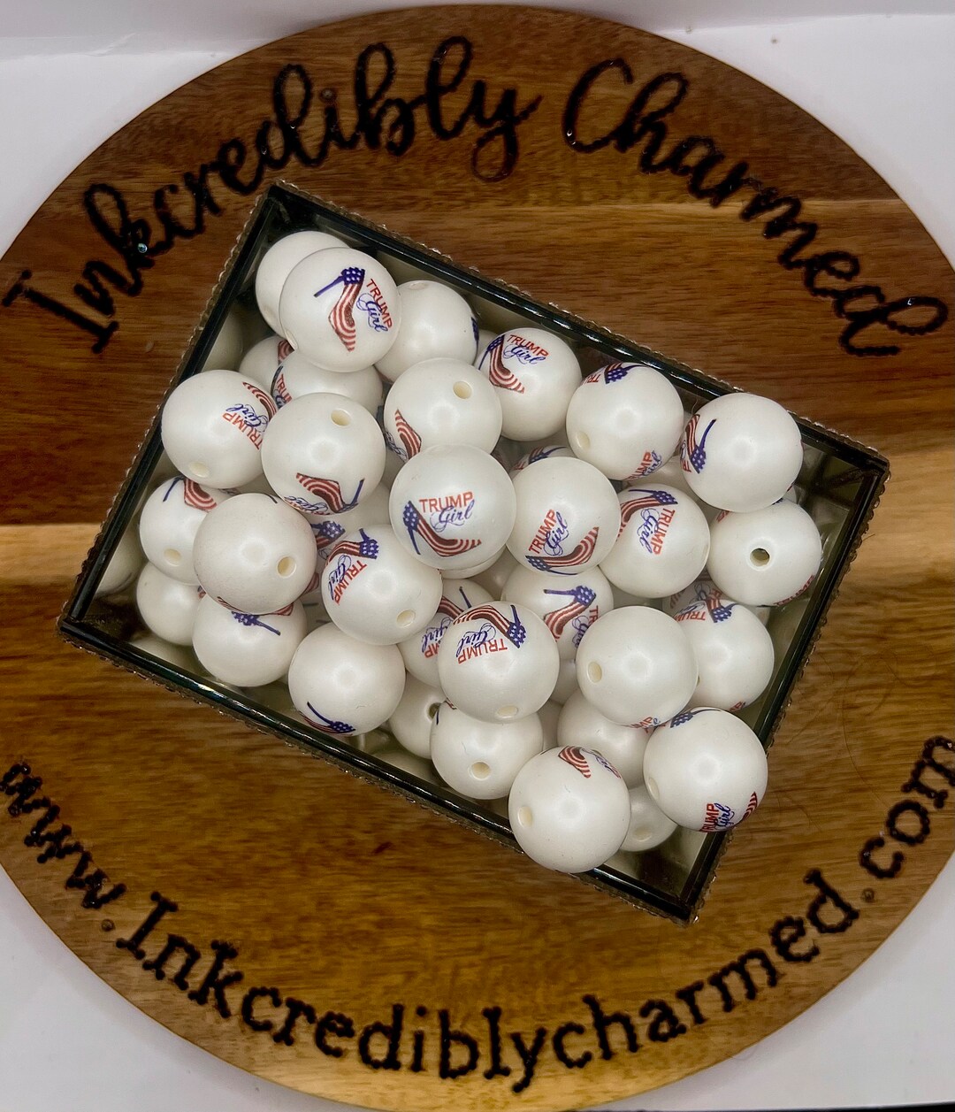 Trump Girl Acrylic Bead - Etsy
