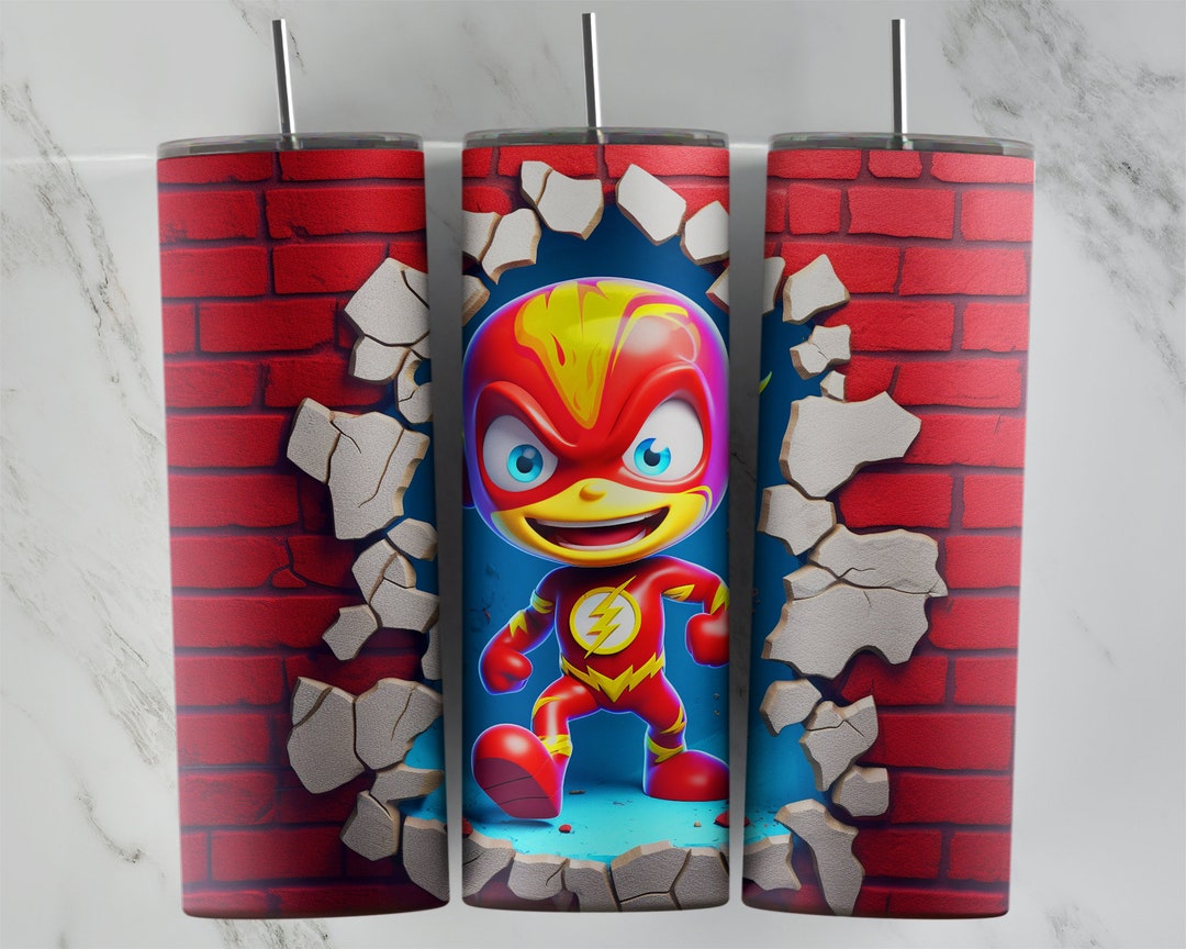 Flash Tumbler Design 3D Inflated Flash Cup 3D Inflated Flash - Etsy