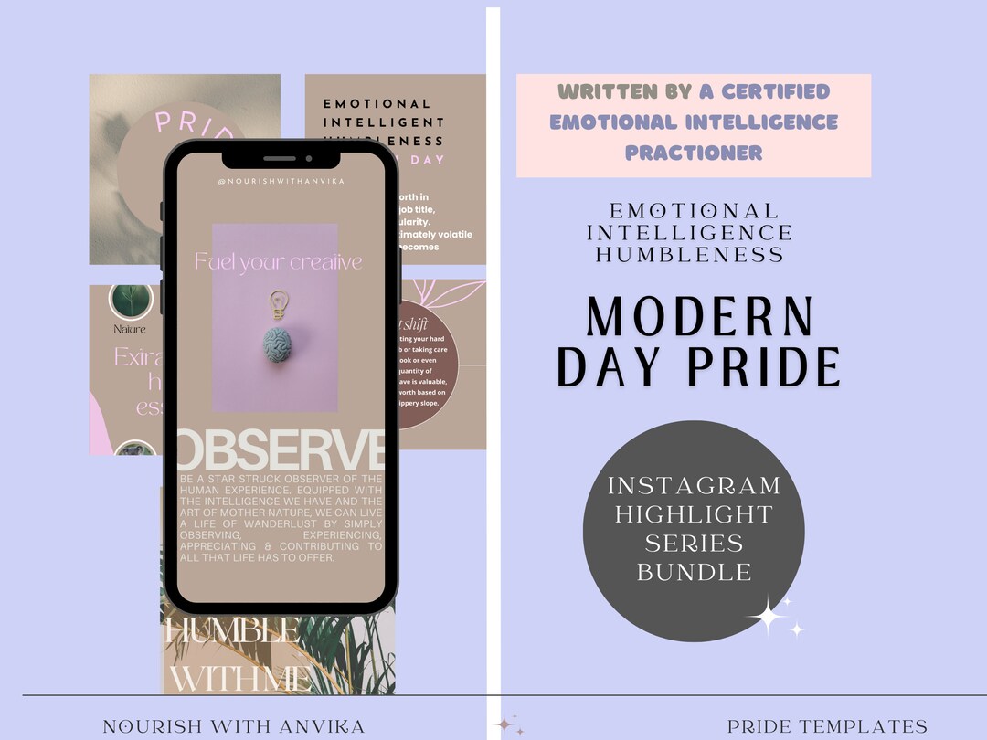 Pride, How to Be Humble, Instagram Stories Template, Grounding ...