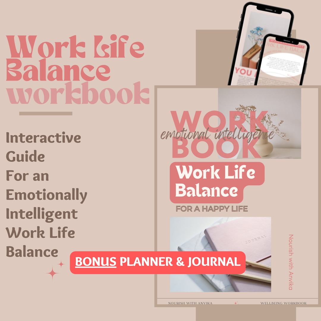 Work Life Balance Workbook Digitally Fillable Emotional - Etsy