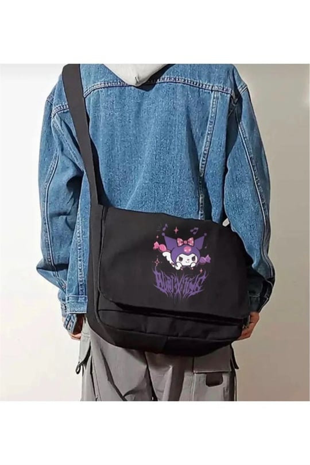 Harajuku Anime Kuromi Postman Bag, Backpack - Etsy