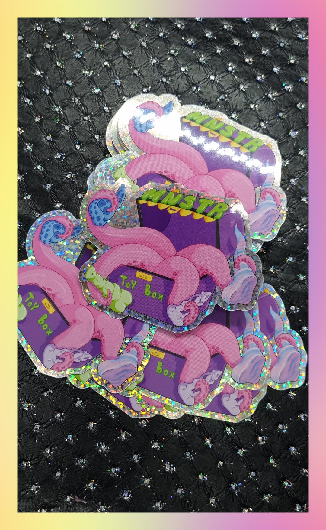 Monster Toy Box Sticker - Etsy