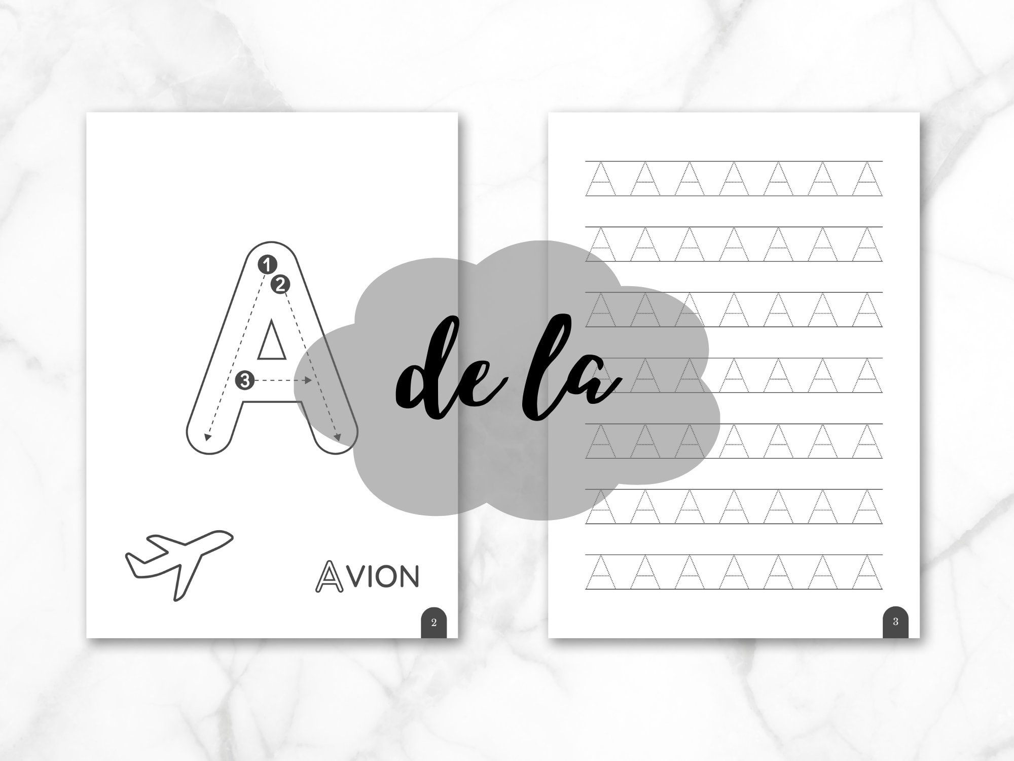 Tracing Letters Printables | Dotted Letters Printables | Alphabet ...