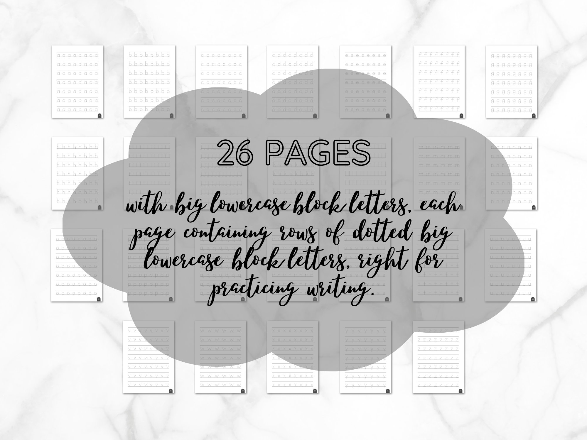 Tracing Letters Printables Dotted Letters Printables Alphabet English ...