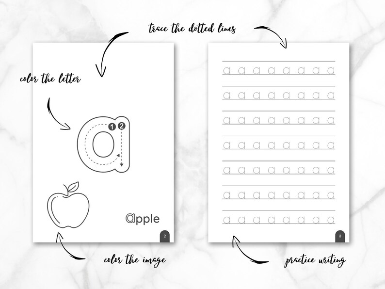 Tracing Letters Printables | Dotted Letters Printables | Alphabet ...