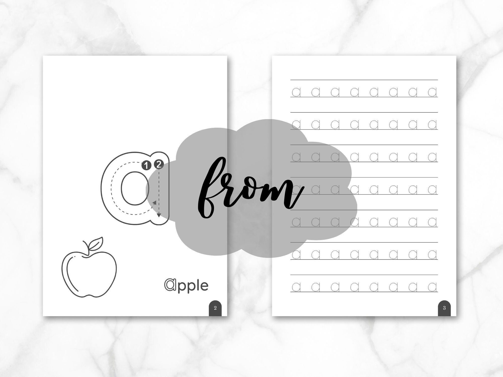 Tracing Letters Printables | Dotted Letters Printables | Alphabet ...