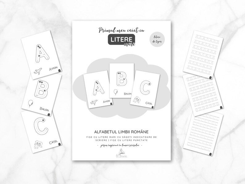 Tracing Letters Printables | Dotted Letters Printables | Alphabet ...