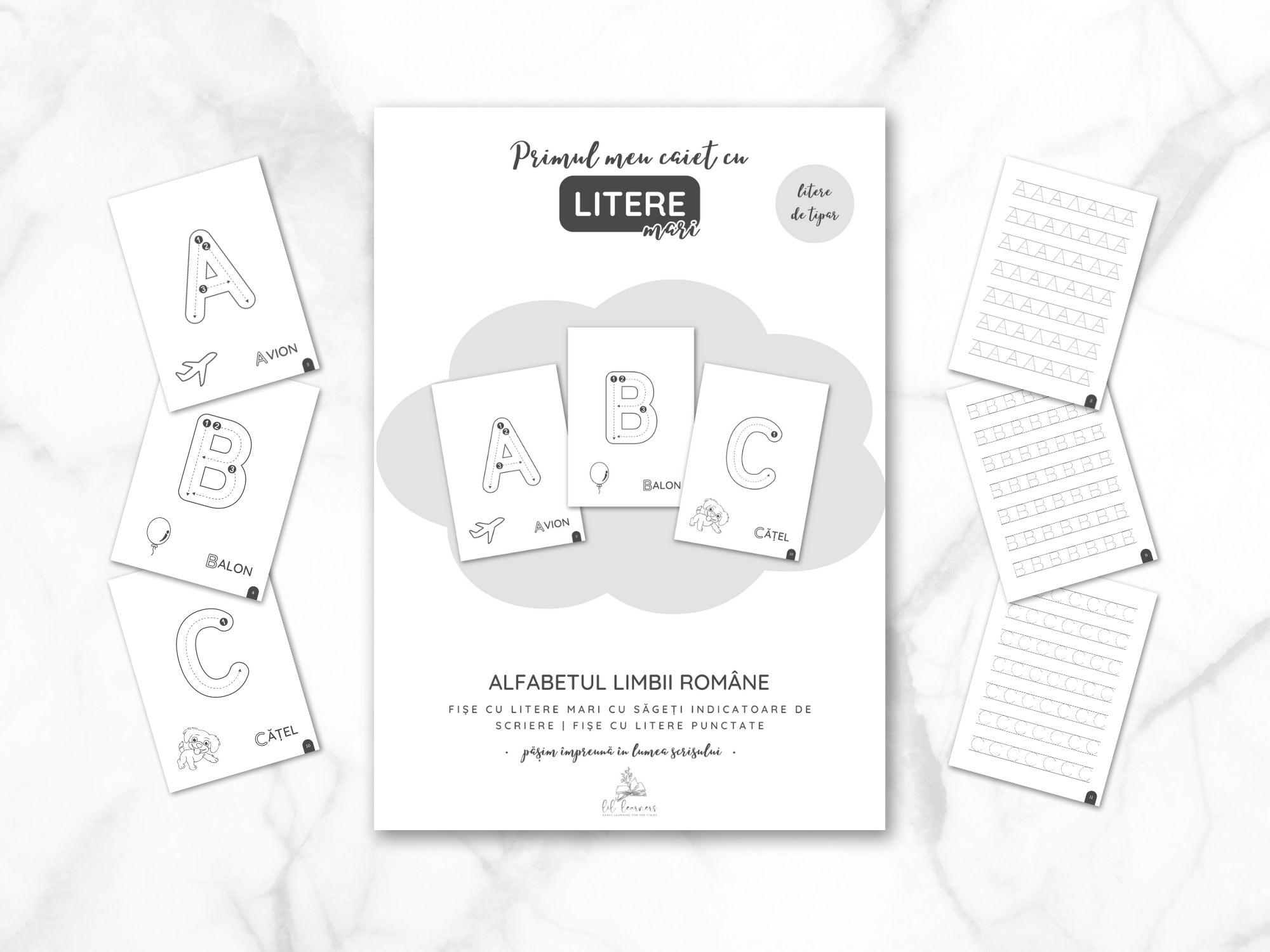 Tracing Letters Printables | Dotted Letters Printables | Alphabet ...
