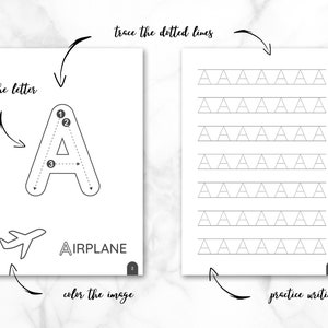 Tracing Letters Printables | Dotted Letters Printables | Alphabet ...