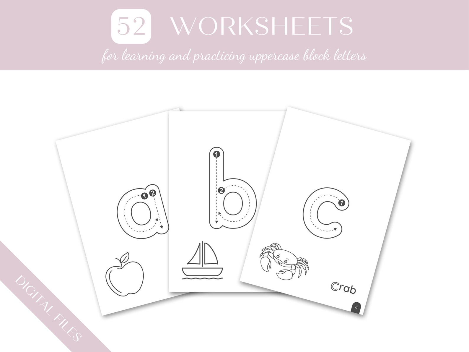 Tracing Letters Printables | Dotted Letters Printables | Alphabet ...