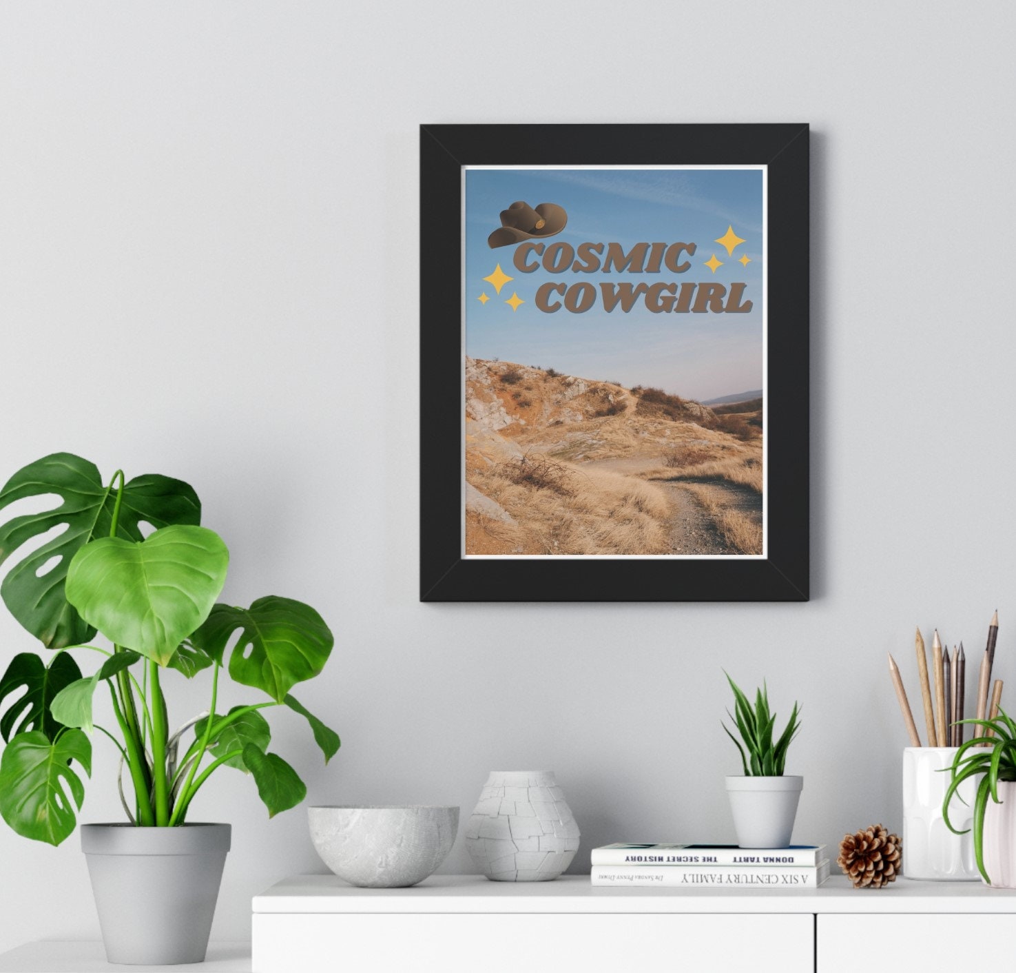 Cosmic Cowgirl Poster - Etsy