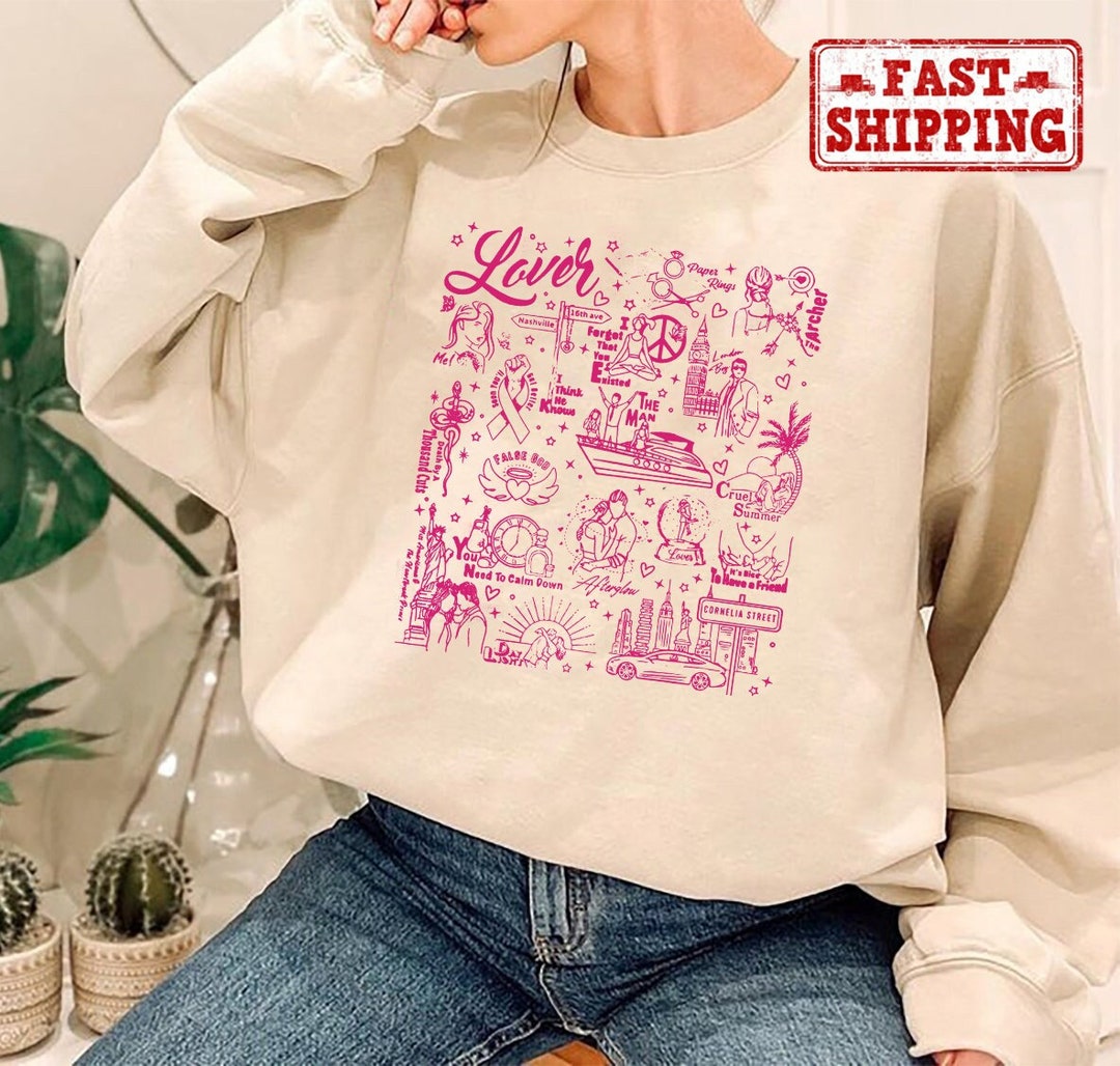 Lover Album Taylor Shirtlover Sweatshirt Swifties Lover Album ...