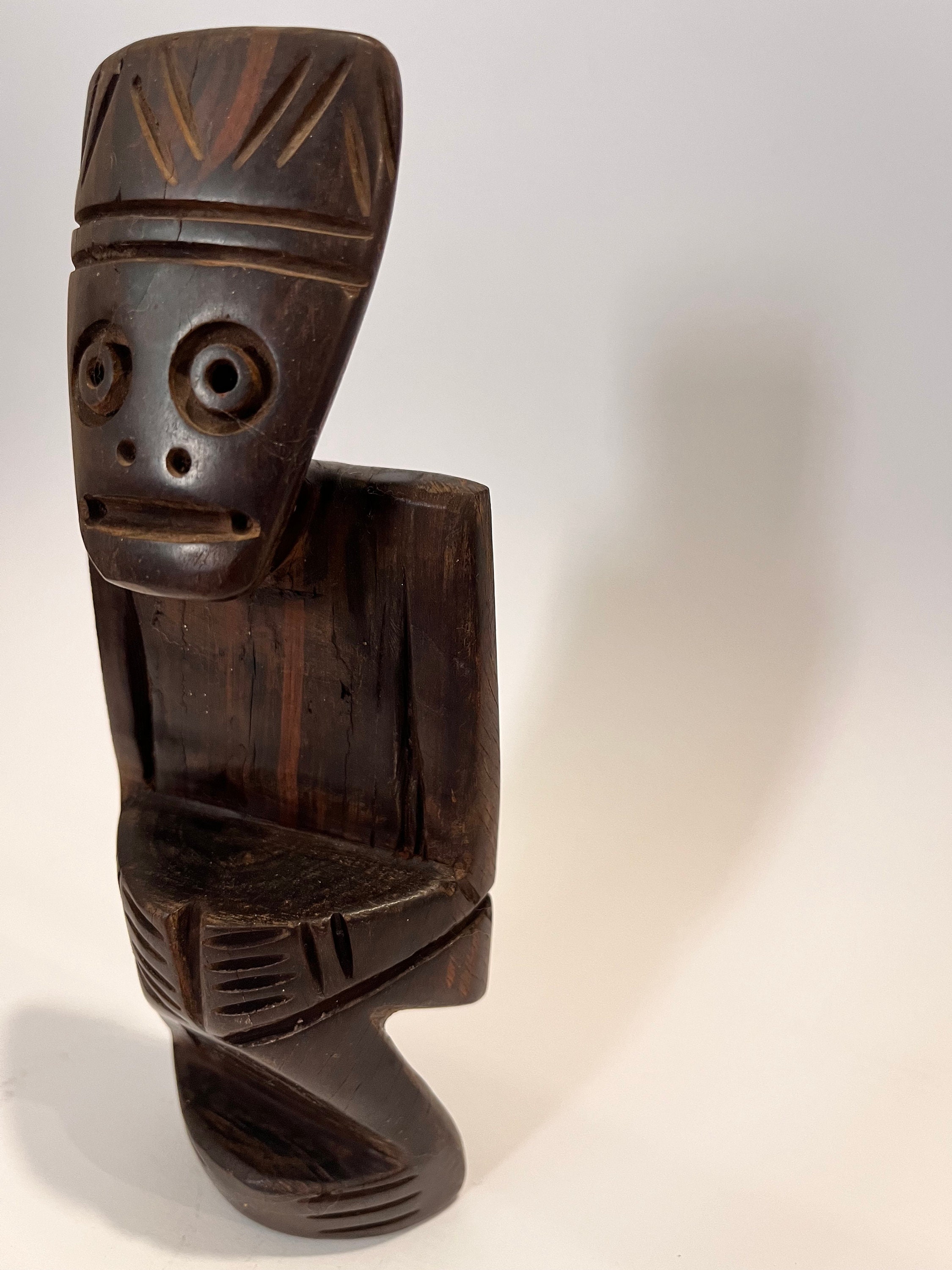 Vintage African Lega Native Wood Carving Sculpture - Etsy