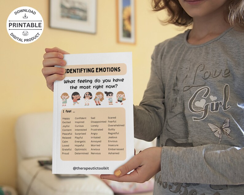 Understand and Express Your Emotions Worksheets and Flash Cards for ...