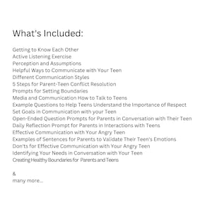 Parent-teen Communication Toolkit | Therapy Worksheets | Teenagers ...