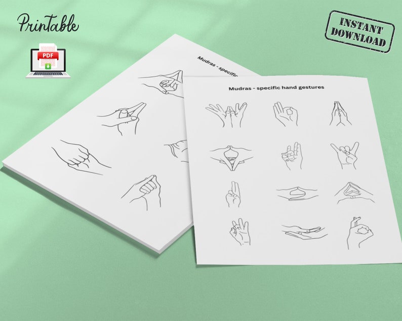 Chakra Meditation Scripts: Mudras, Chanting for Balancing (PDF) - Etsy