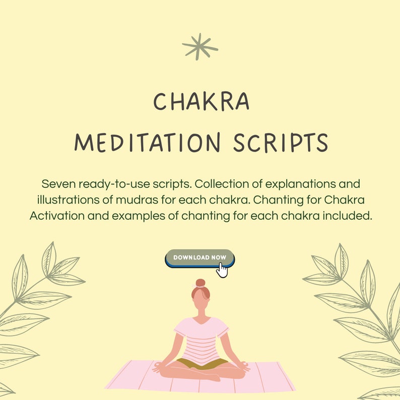 Chakra Meditation Scripts, Mudras for Chakra Balancing, Chanting for ...