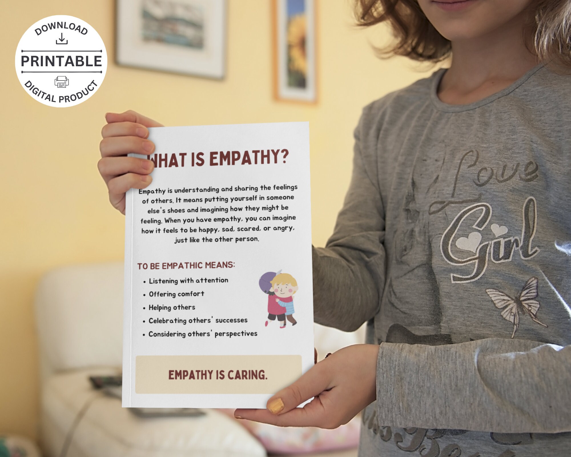 Empathy and Kindness Worksheets for Kids | Therapeutic Toolkit ...